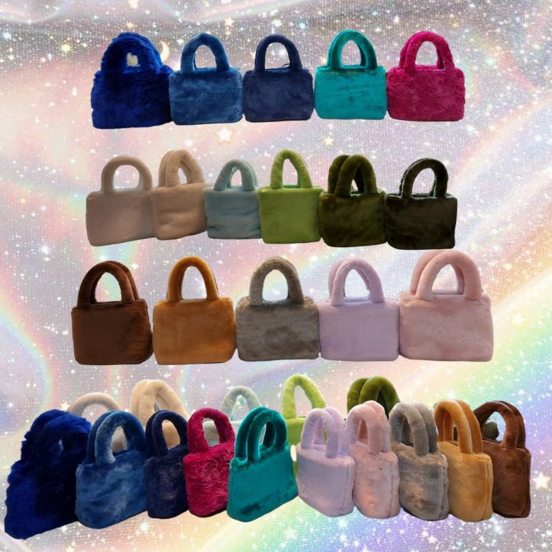 Jual Tas Bulu (fluffy bag korea) tersedia berbagai warna geser ke kiri ...