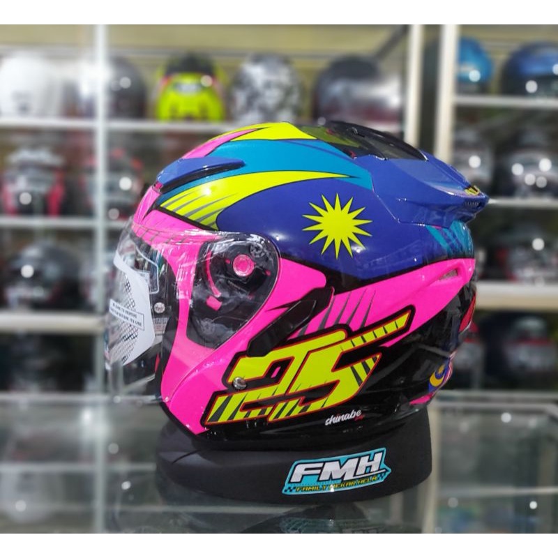 Jual HELM NHK R1 GP EDITION RAZLAN MALAYSIA (DOUBLE VISOR) | Shopee ...
