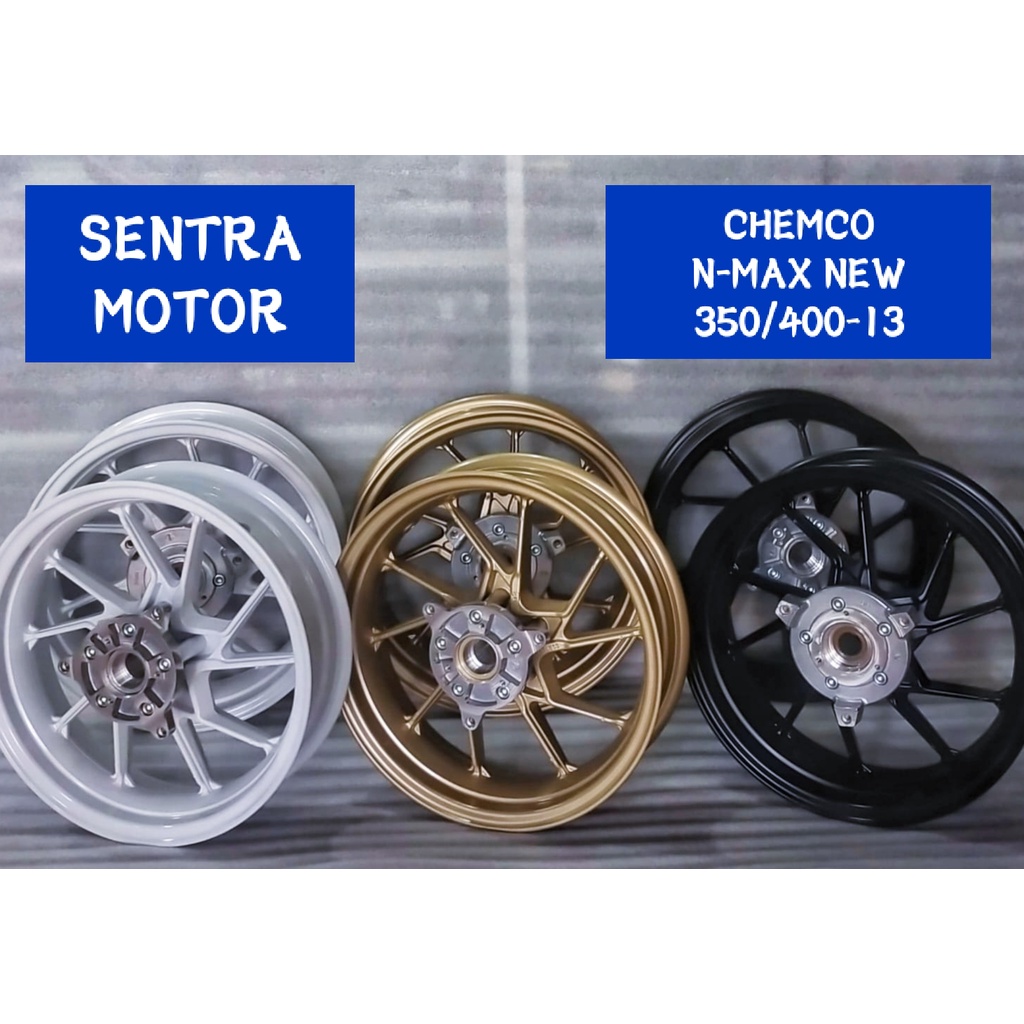 Jual Velg Racing NMAX New 2020 Chemco Warna Gold - Velg Racing Tapak ...