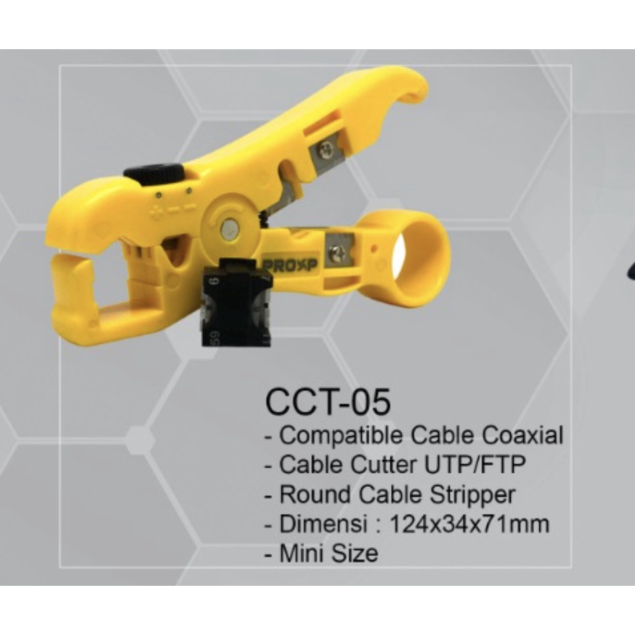 Jual PROXP CCT-05 Proxp Pengupas dan Pemotong Kabel - LAN & Coaxial ...