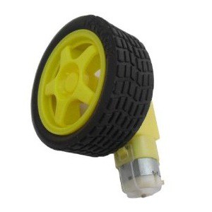 Jual Motor DC Gearbox Kuning + Roda Robot Line Tracer Follower | Shopee ...