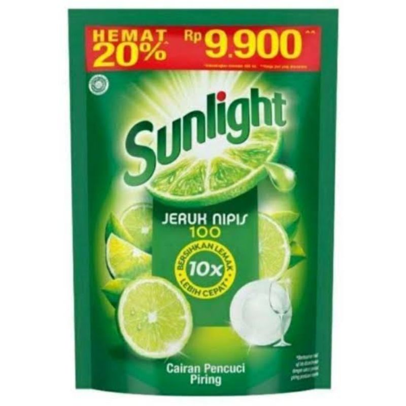 Jual Sunlight 9900 Jeruk Nipis Refill 460 ml | Shopee Indonesia