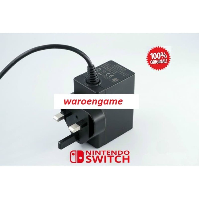 Jual Nintendo Switch ASIA AC Adapter 220v 2.6A Adaptor ORIGINAL Loose ...