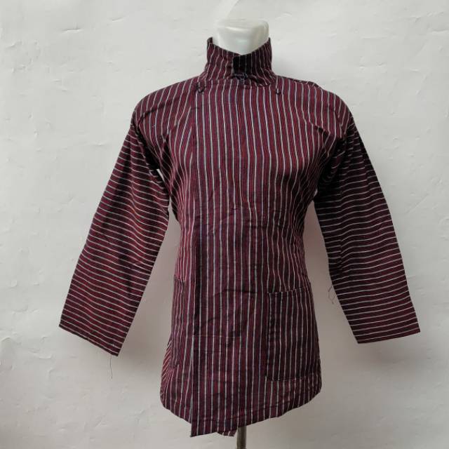 Jual kebaya wanita Surjan Lurik Tenun Maron | Shopee Indonesia