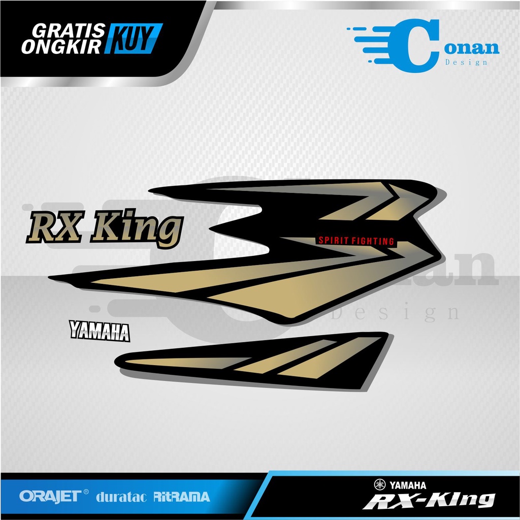 Jual STIKER STRIPING RX KING TAHUN 2002 HIJAU BOTOL | Shopee Indonesia