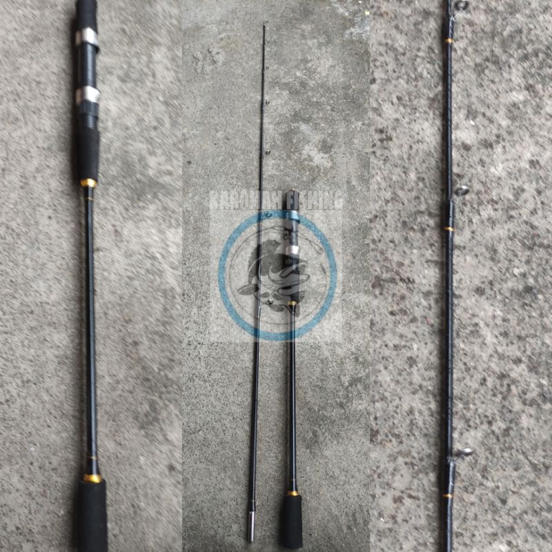 Jual Joran Pancing Jigging Laut Ajiro Fighter Fiber Solid 150 165 180 198 Cm Murah Kuat | Shopee ...
