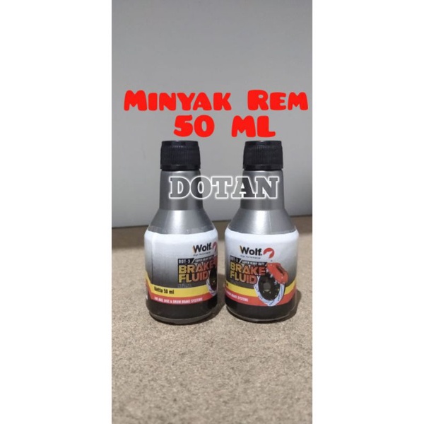 Jual CAIRAN OLI MINYAK REM WOLF - BRAKE FLUID WOLF DOT-3 50 ML | Shopee ...