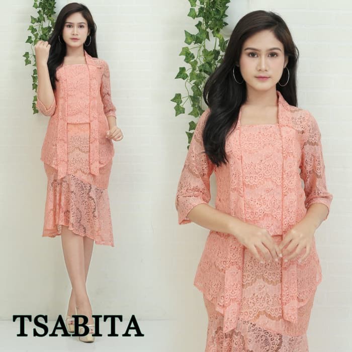 Jual KEBAYA MODERN HIJAB REMAJA STYLE MODIS CANTIK BROKAT AURORA TWO ...