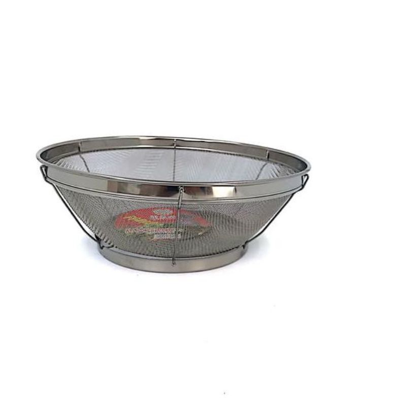 Jual Saringan strainer cuci buah dan sayur stainless steel baskom ...