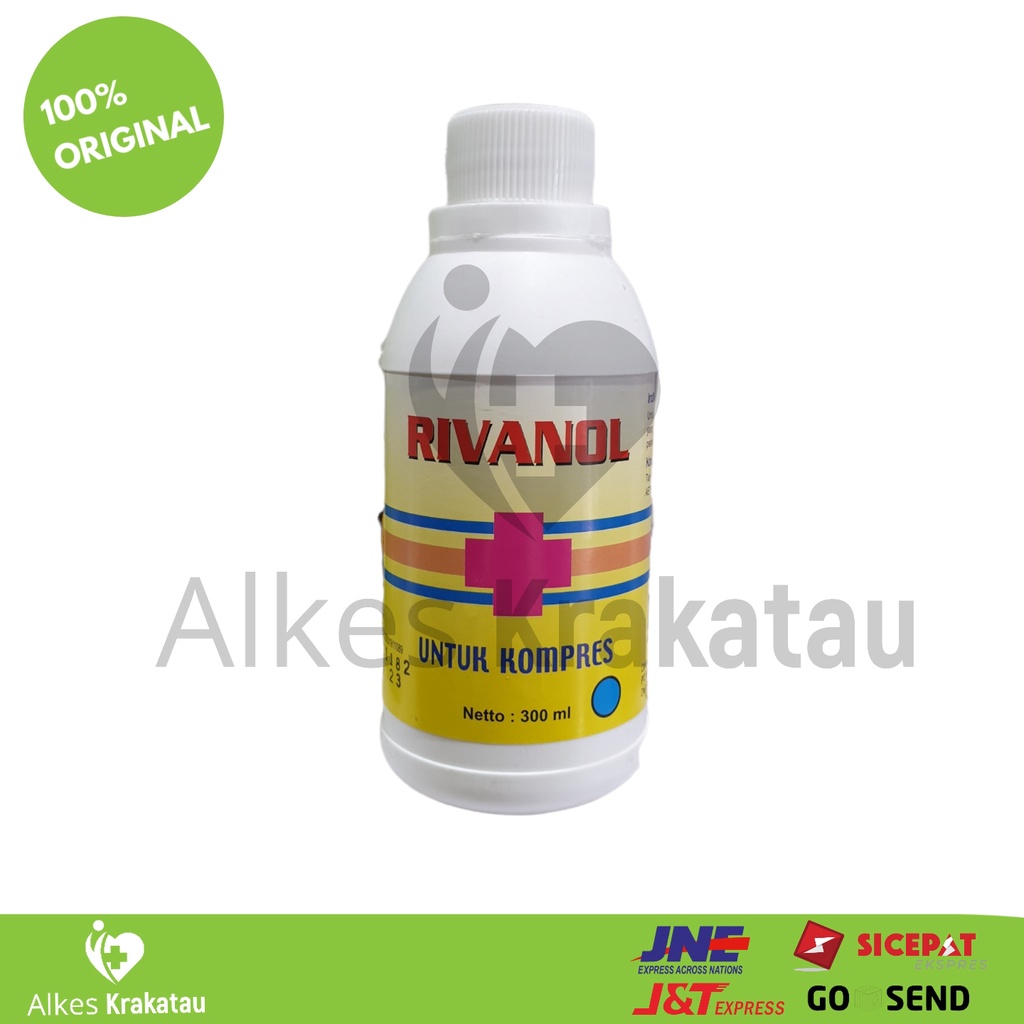 Jual Rivanol 300ml untuk Kompres Luka / Antiseptik Pembersih Luka 300 ml | Shopee Indonesia