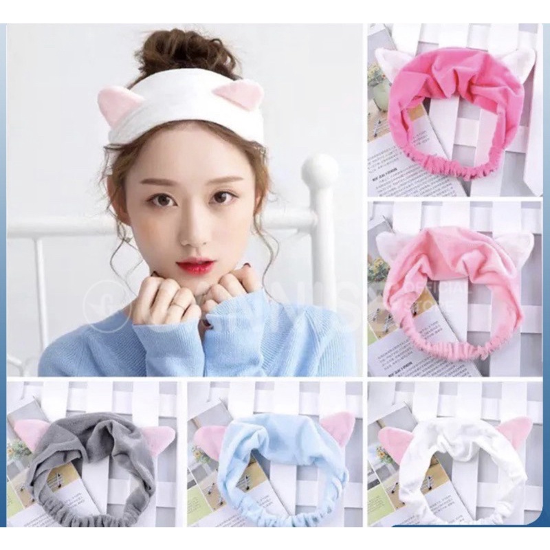 Jual Bandana tanduk rusa/kucing/kepiting/dumbo/kodok/pita (headband ...