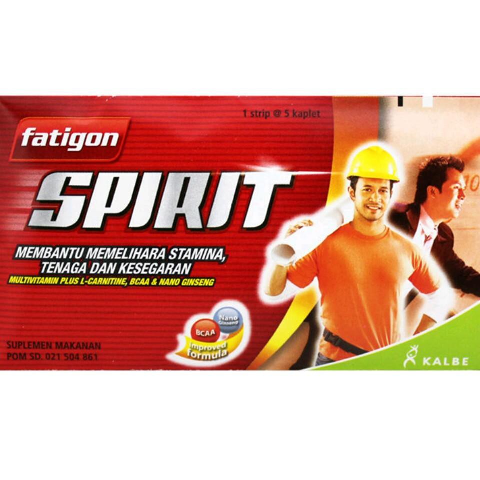 Jual FATIGON SPIRIT Multivitamin dan Ginseng untuk Pegal, Capek ...