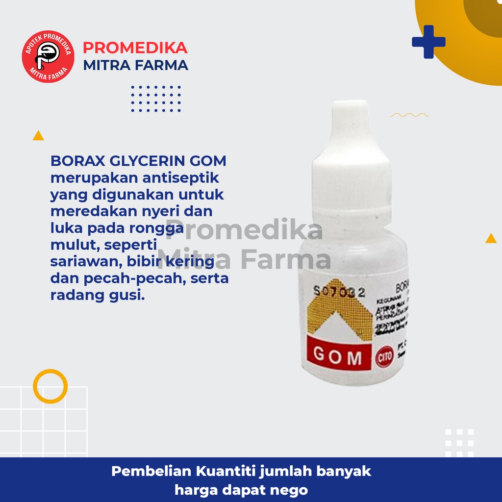 Jual Gom 10% cito 8 ml / Botol / Obat antiseptik untuk sariawan dan ...