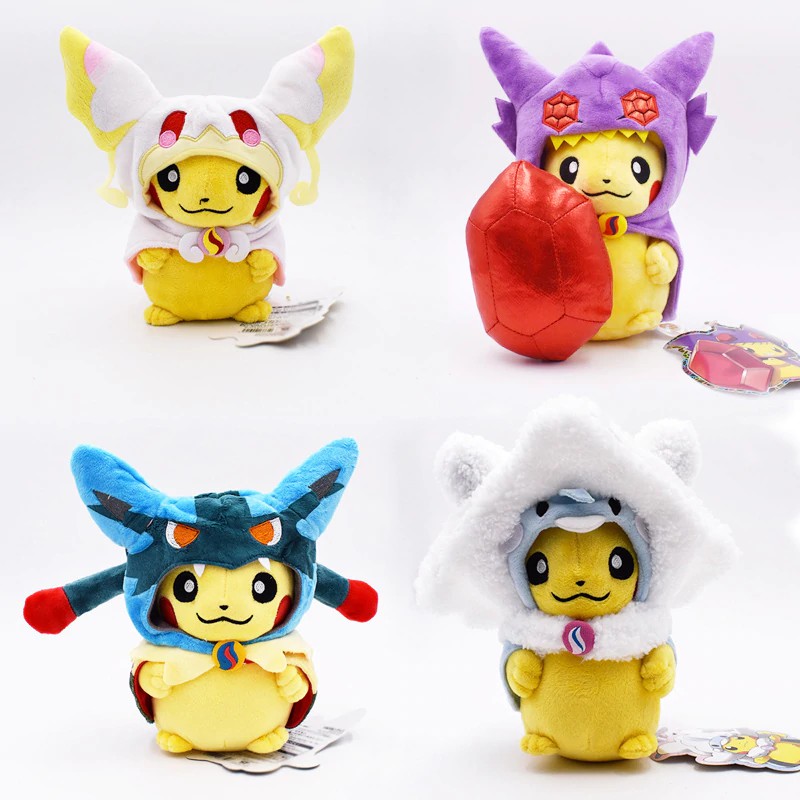 Jual 4 Styles 20-22cm Pikachu Cosplay Lucario Sableye Altaria Audino ...