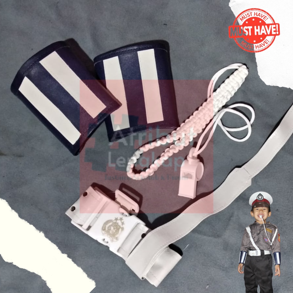 Jual Atribut Seragam Polisi Anak TK Siswa Siswi Pelajar Taman Kanak ...