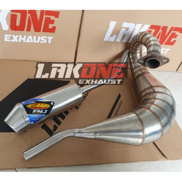 Jual KNALPOT RACING FMF OVAL MODEL UDANG TRAIL BASIC MESIN KAWASAKI ...