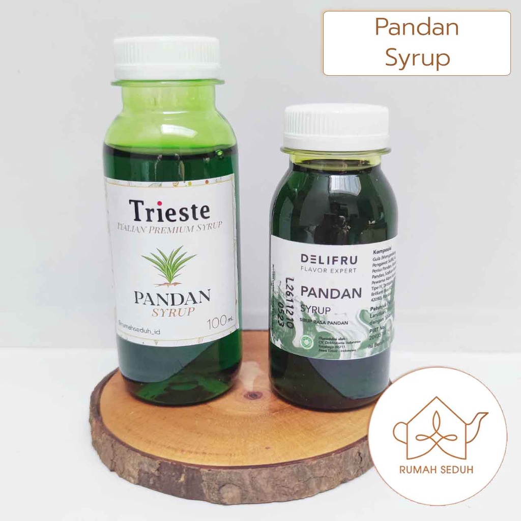 Jual 100 mL Sirup Pandan merk Trieste - Pandan Italian Premium Syrup ...