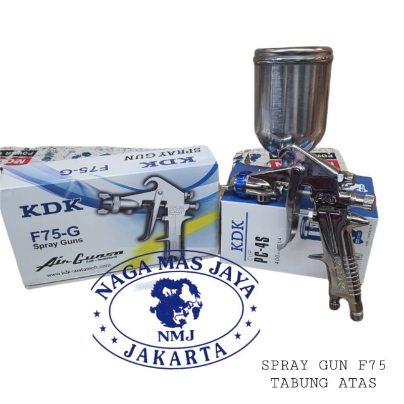 Jual KDK SPRAY GUN CAT F75-G TABUNG ATAS / SPRAY GUN F75 KDK TABUNG ...