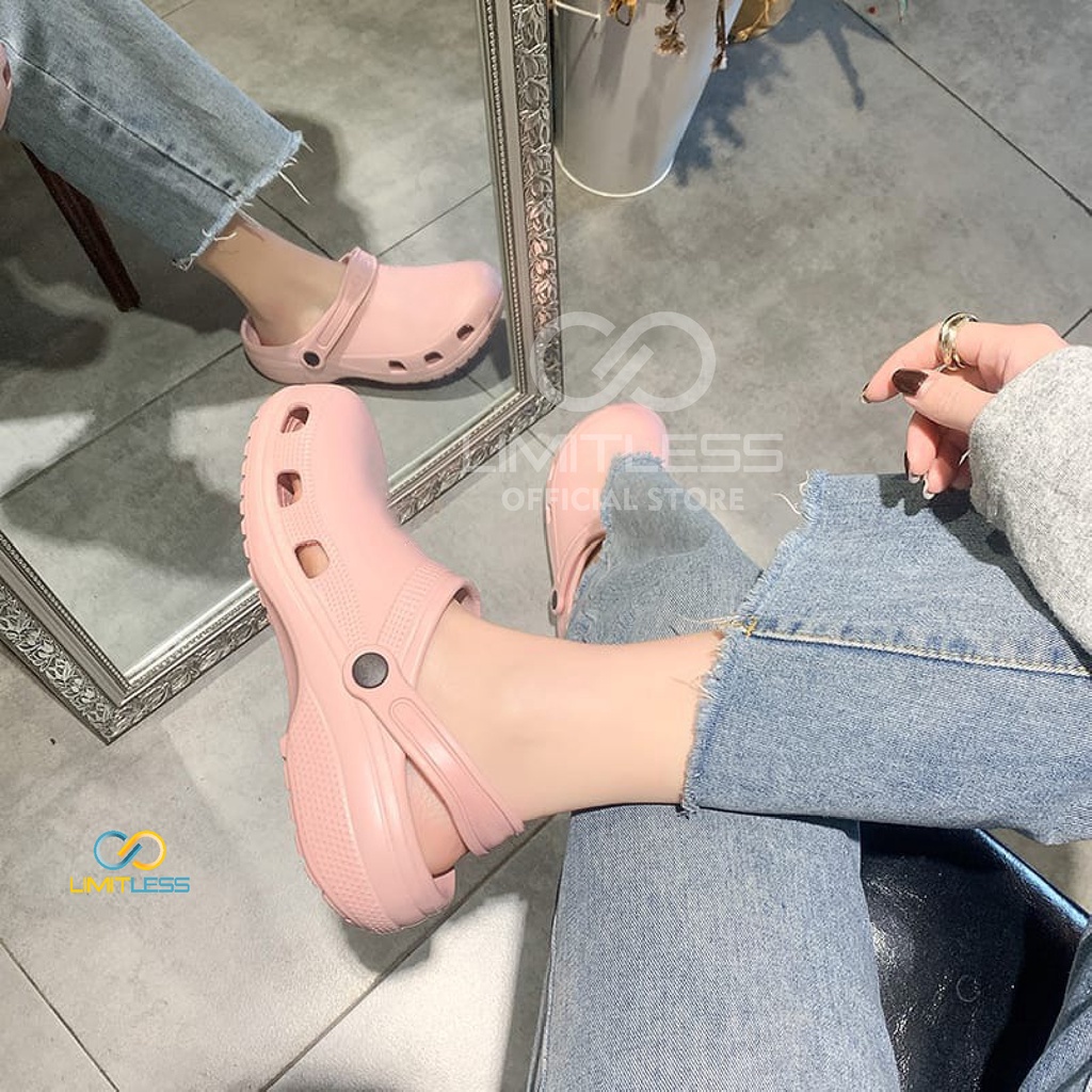 Jual Sandal Slop Wanita Baim Anti Air Sandal Kodok Slip On Cewek ...