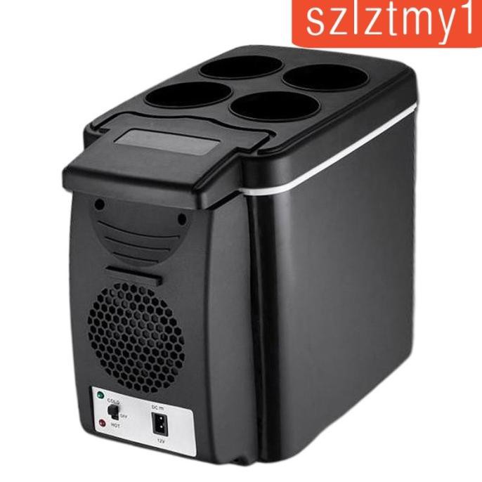 Jual Thunder 6L Black Mini Car Fridge Refrigerator Freezer Warmer 12V ...