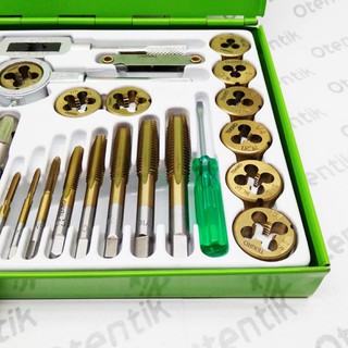 Jual TEKIRO HANDTAP DAN SENAI SET 40PCS - HAND TAP AND DIES 40 PCS ...