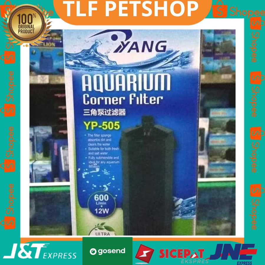 Jual Corner Filter / Filter Aquarium Samping Yang Yp 505 ORIGINAL ...