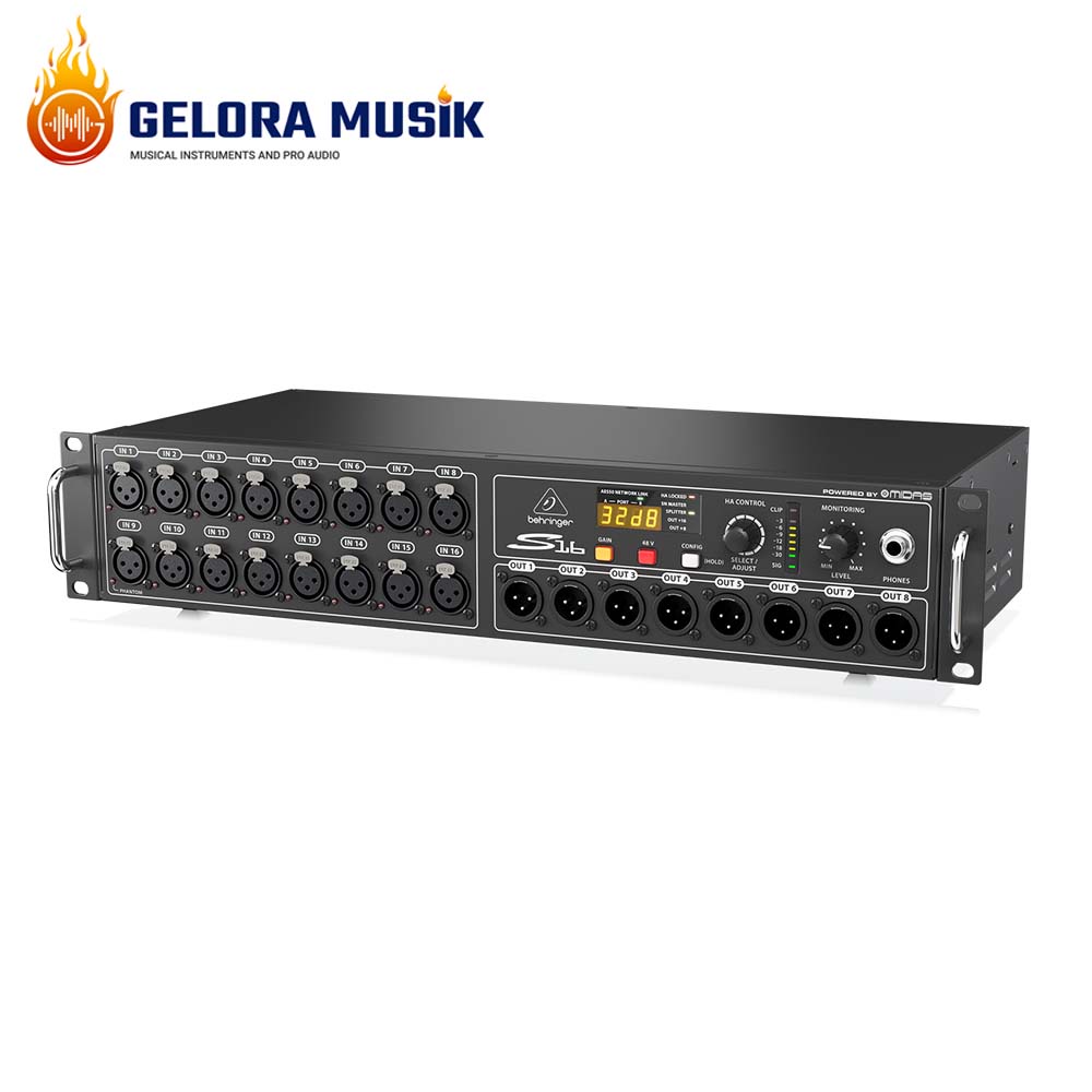 Jual Behringer S16 I/O Box with 16 MIDAS Preamps, 8 Out & AES50 ...