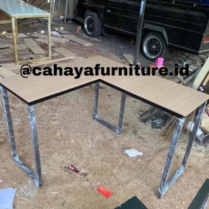 Jual Promo Table | Meja Letter L/Meja Belajar/Meja Kerja/Meja Kantor ...