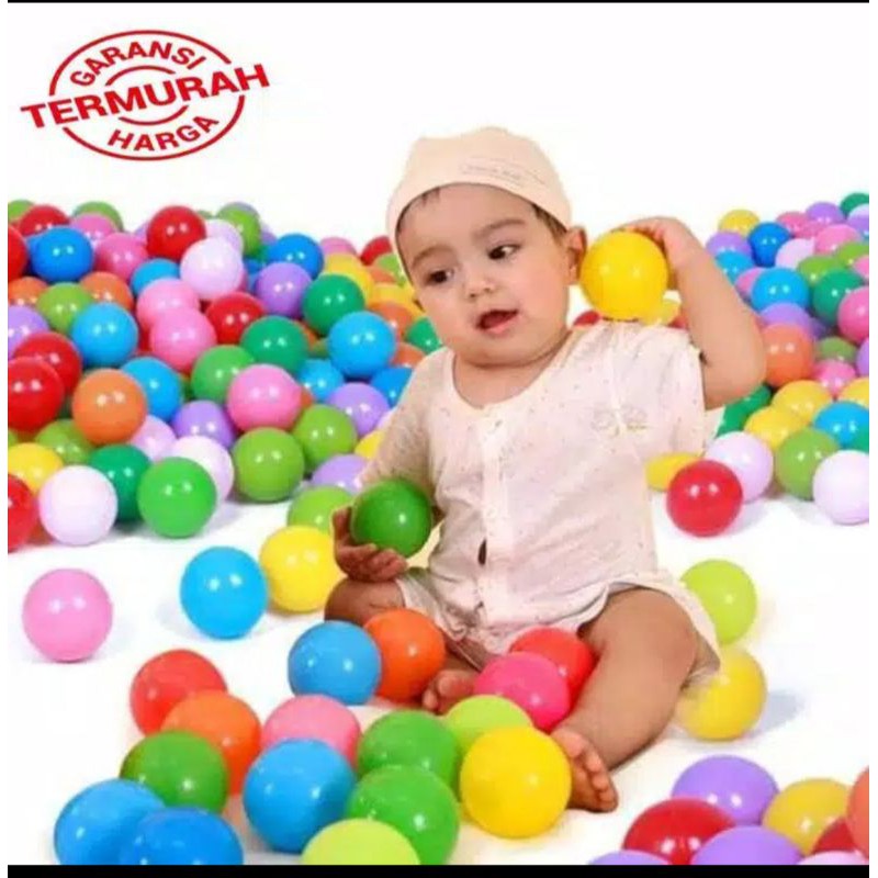Jual Bola Mandi Isi 25pc Mainan Bola Plastik Mainan Bola Mandi Bayi ...