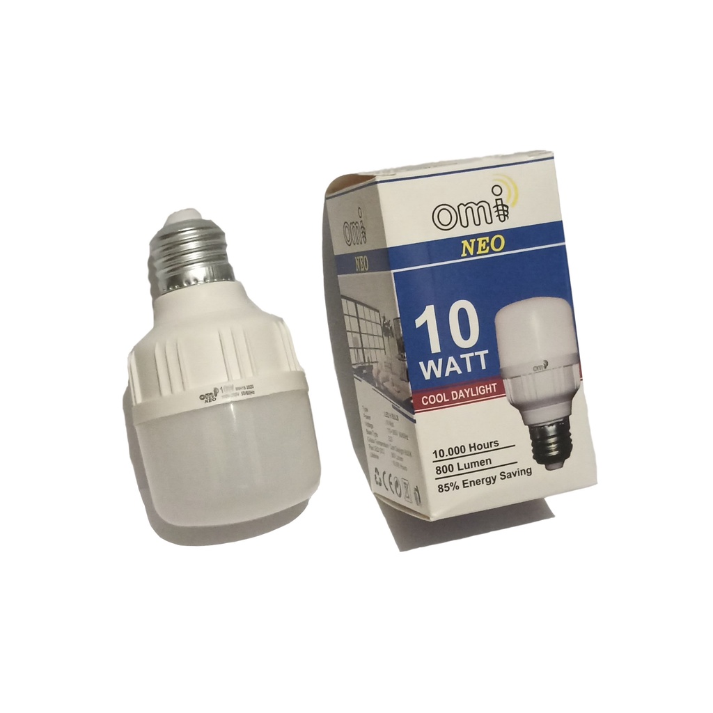 Jual Bohlam lampu LED OMI NEO 10 watt Putih cool daylight | Shopee Indonesia