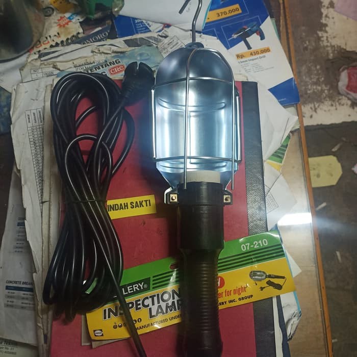 Jual Lampu Kerja Besi Besar Inspection Lamp with 5 mm Wire Sellery ...