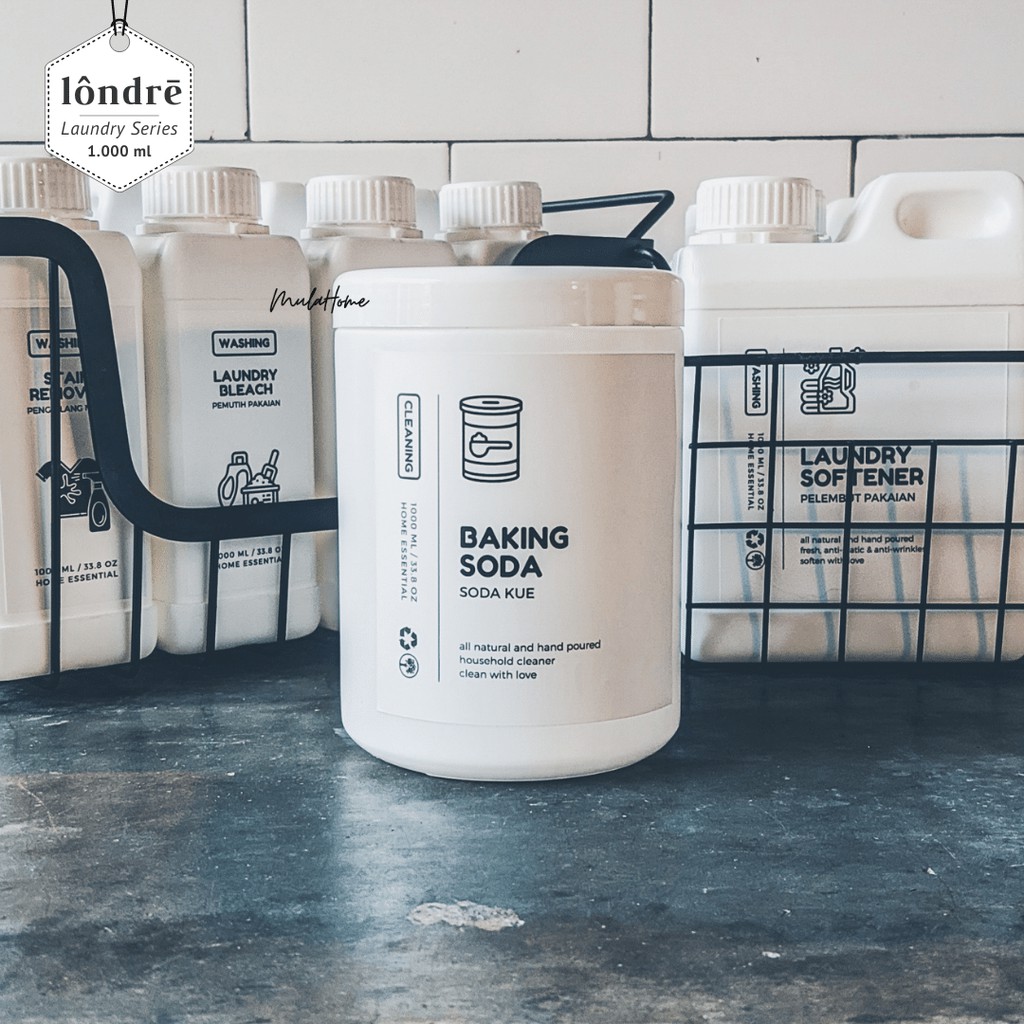 Jual LONDRe Laundry Detergent Bottle 1000 ml/1 Liter Botol Refill Tempat Deterjen Softener ...