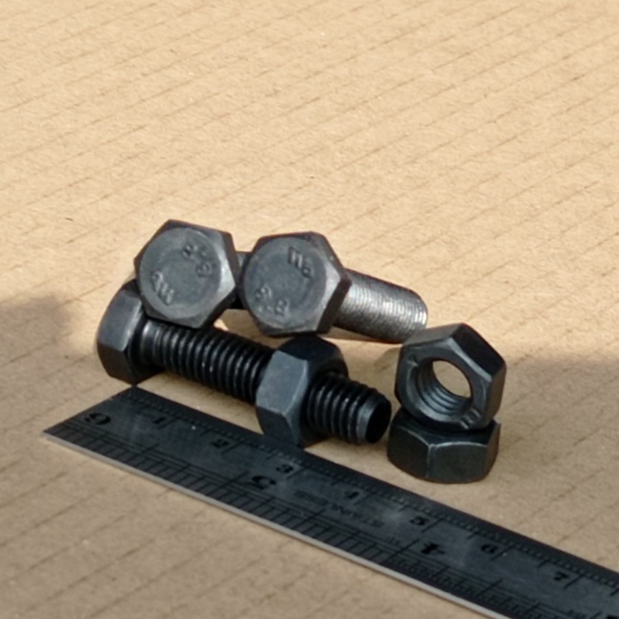 Jual BAUT HEXAGON BAJA HTB 8.8 M8 X 35 / PANJANG 3,5CM / BAUT BAJA M8 X ...