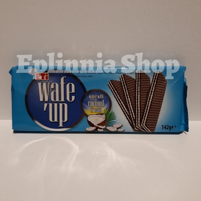 Jual Eti Wafe Up With Coconut Ceam 142 gr - Wafer Krim Kelapa | Shopee ...