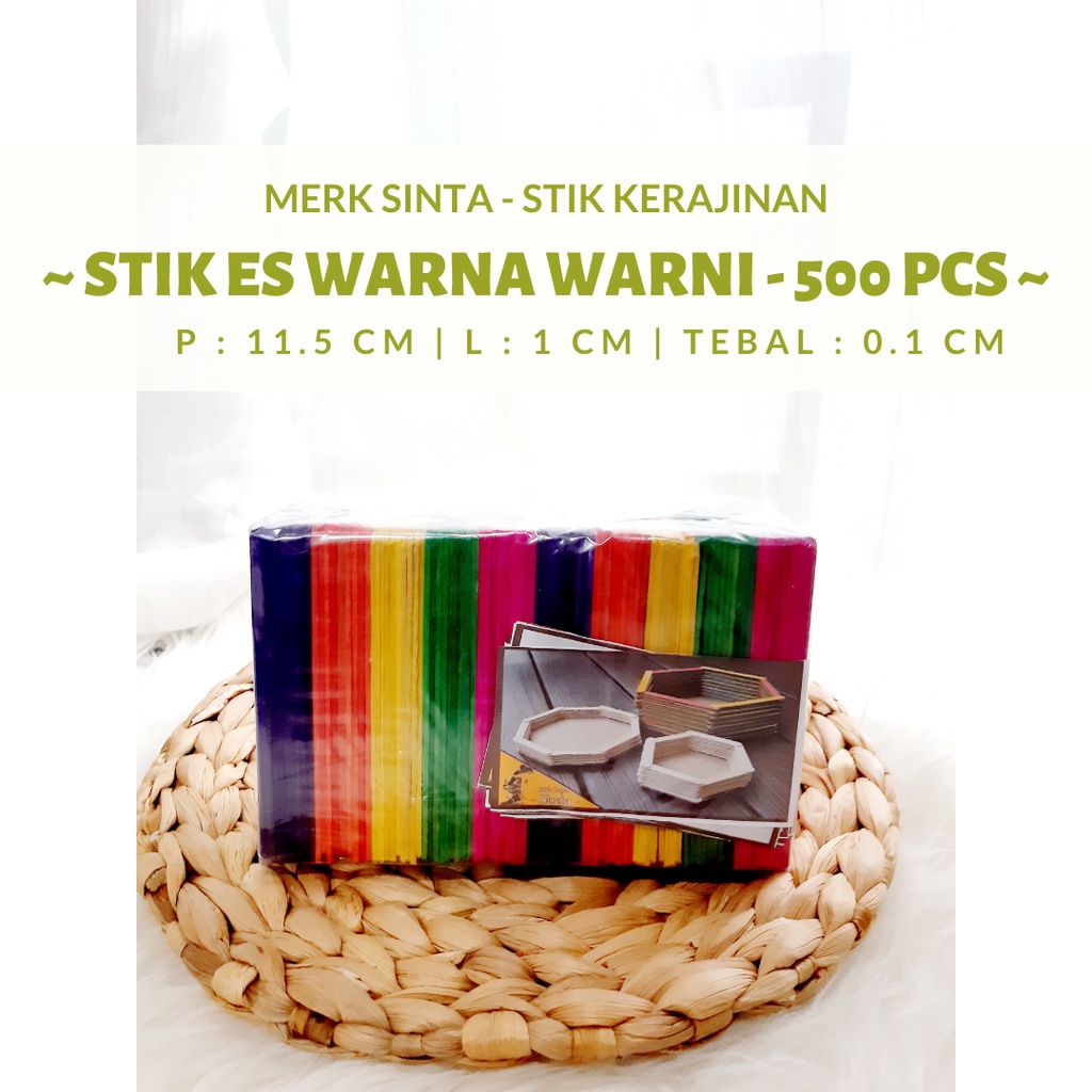 Jual Stik Es Krim Ice Cream Stick Stick Kayu Rumah Stik Es Krim Stik Es ...