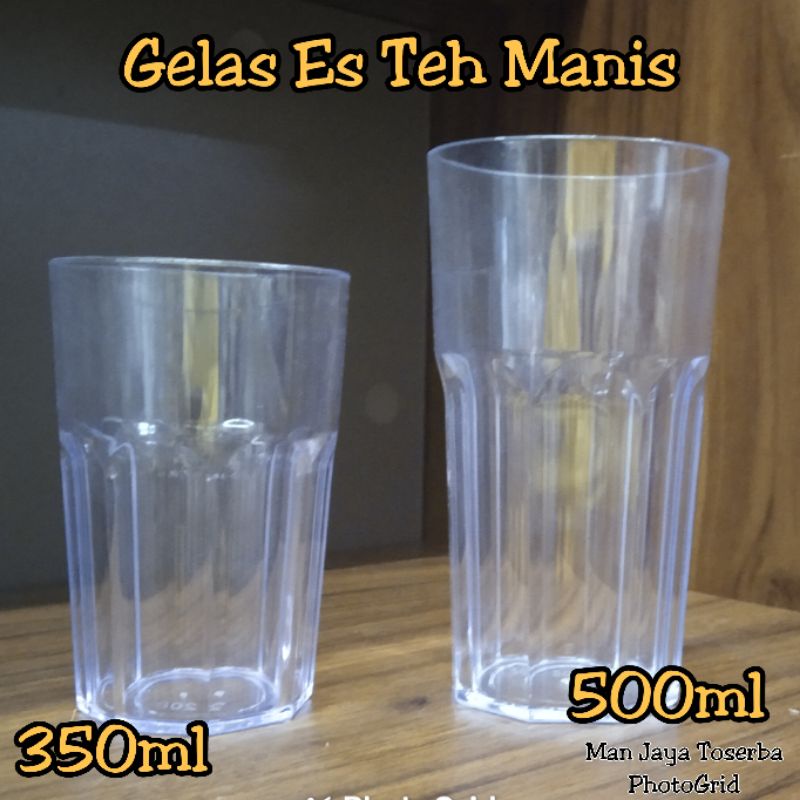 Jual Gelas Es Teh / Gelas Plastik / Gelas Mika 500ml | Shopee Indonesia