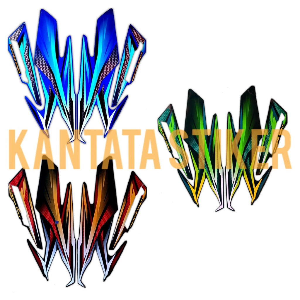Jual Stiker Striping Lis Body Motor Yamaha Rx king 2005 Full Set ...