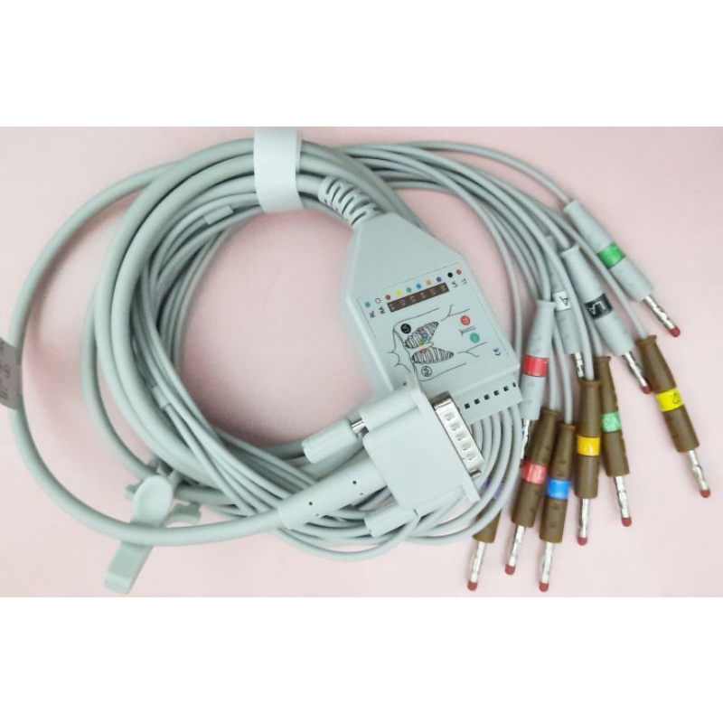 Jual Kabel EKG / ECG Cable BIONET CARDIOCARE 10 LEAD MURAH | Shopee ...