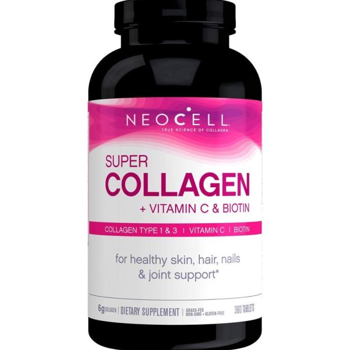 Jual NEOCELL Super Collagen + Vitamin C & Biotin 360 Tablets | Shopee ...