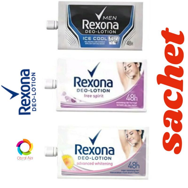 Jual Rexona Sachet / Rexona Deo-Lotion Free-Spirit / Ice Cool | Shopee ...