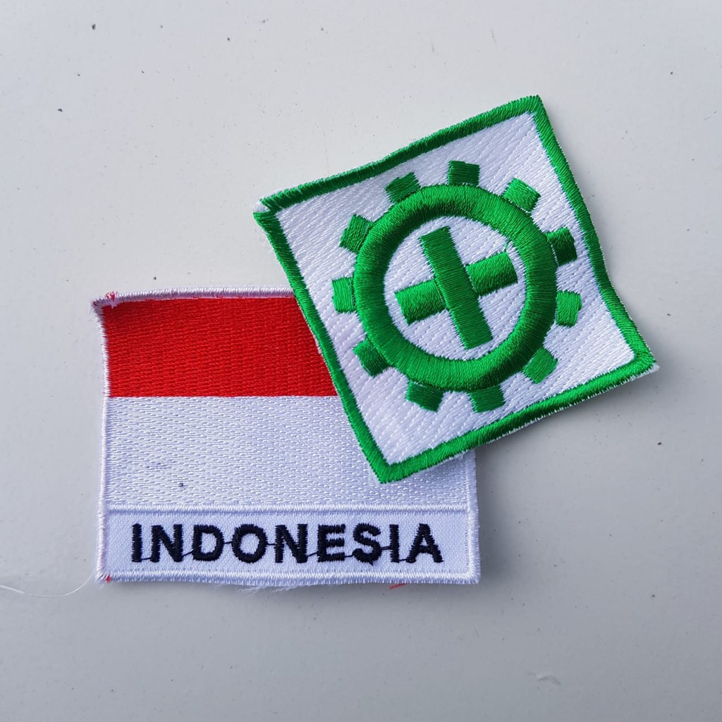 Jual Bedge Bet Safety First K3 Bendera / Atribut K3 / Patch Safety K3 ...