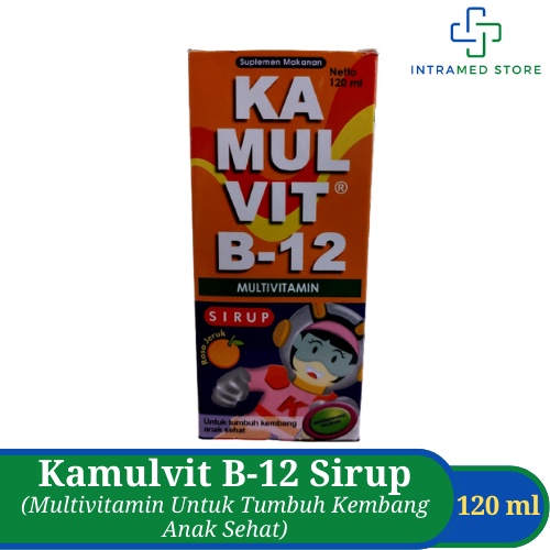 Jual Kamulvit B-12 Sirup 120 ml - Multivitamin Untuk Tumbuh Kembang ...