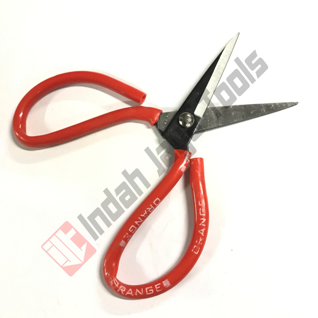 Jual ORANGE Gunting Kodok 8 Inch - Gunting Bahan Kain Tailor Scissors ...