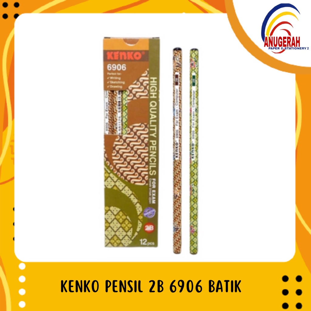 Jual KENKO PENSIL 2B 6906 BATIK (LSN) | Shopee Indonesia
