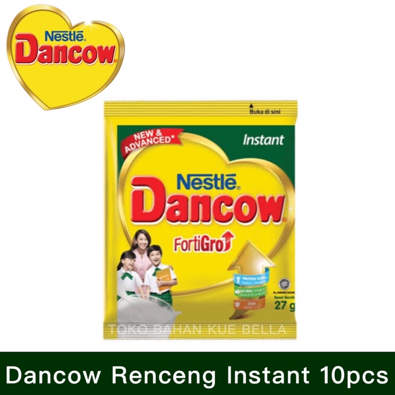 Jual DANCOW RENCENG INSTANT FortiGro (26gr x 10 Sachet) Susu Putih ...