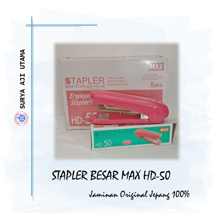 Jual Stapler | Staples Max HD 50 Original | Harga Per Pcs | Shopee Indonesia