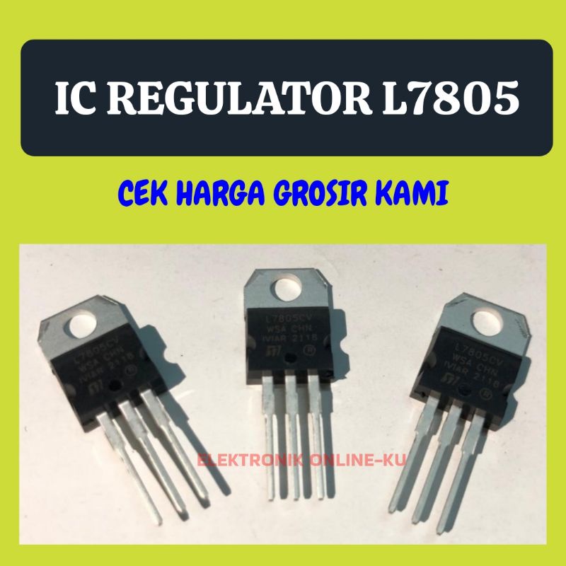 Jual IC REGULATOR L 7805 ST 2 | Shopee Indonesia