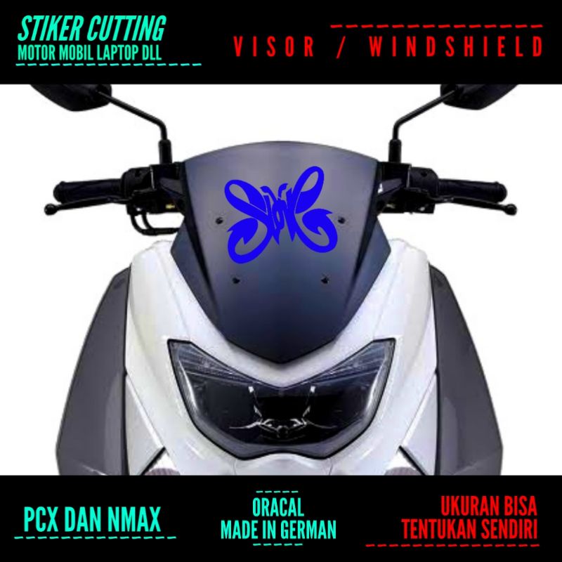 Jual STIKER VISOR SLANK | STICKER CUTTING WINDSHIELD PCX NMAX DLL ...