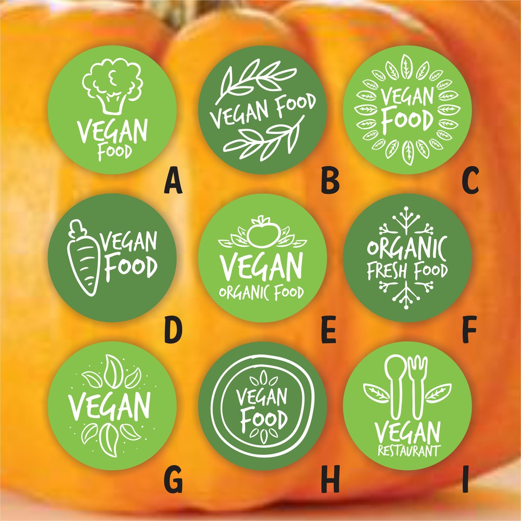 Jual Stiker Label Buah / Sayur Segar bulat kecil ukuran 1,5 cm per pack ...