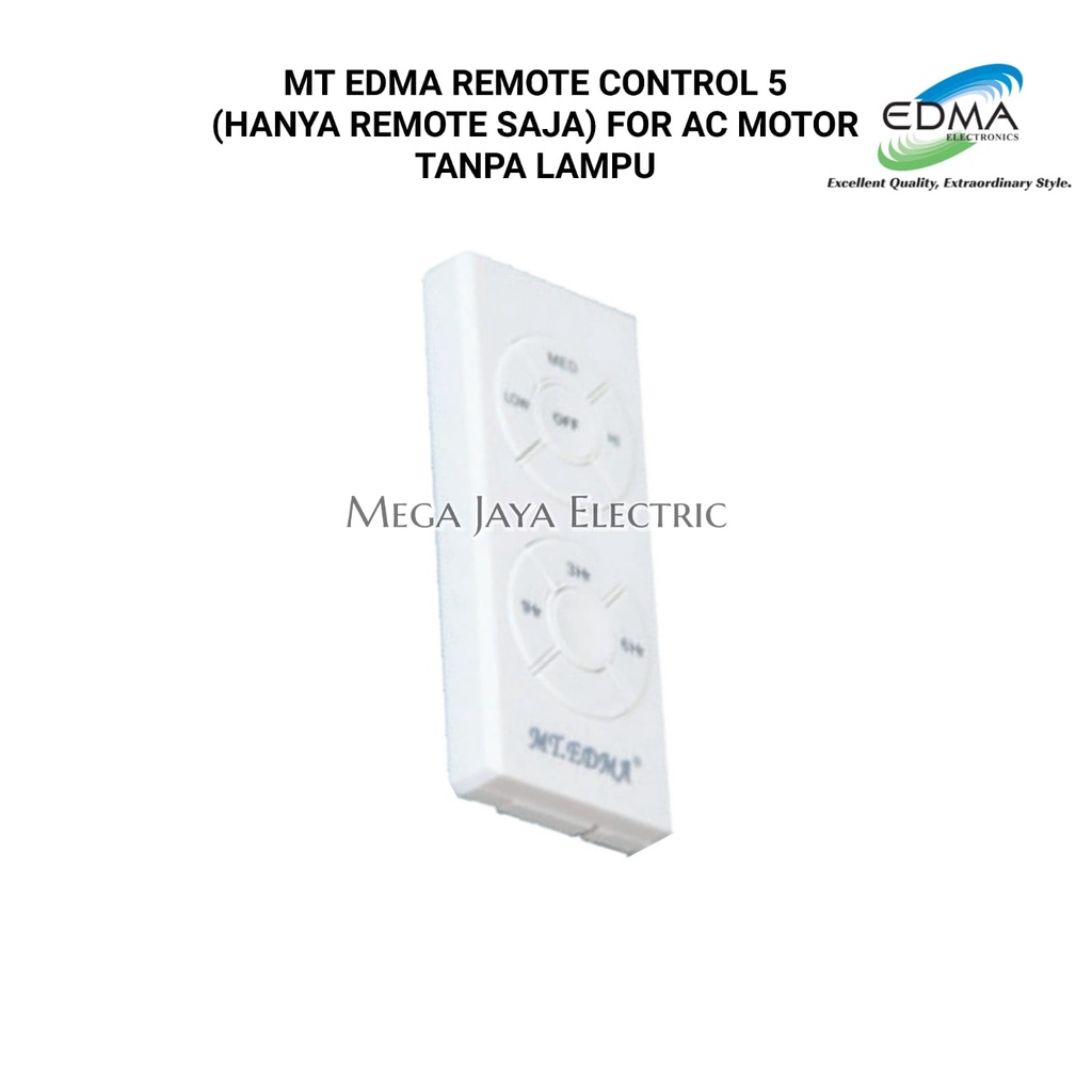 Jual MT EDMA REMOTE CONTROL 5 (HANYA REMOTE SAJA) / TANPA LAMPU FOR AC ...